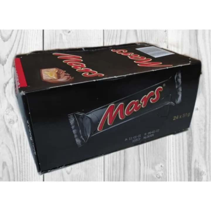 mars🍫 Mars 51 grams 1 Box🍫🍫 MARS Chocolate Bar is an indulgent treat ...