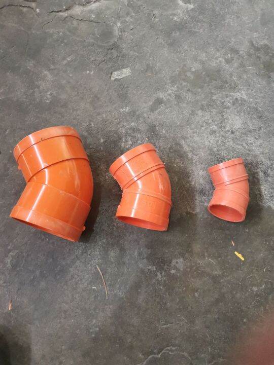 pvc orange sanitary elbow 2 45° | Lazada PH