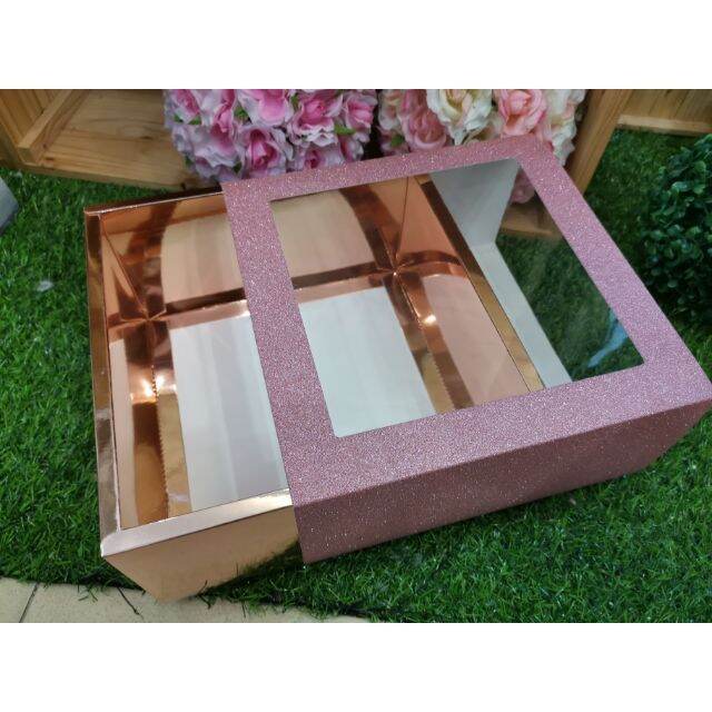 BOX EXCLUSIVE WITH TRANSPARENT PVC kotak hantaran | Lazada