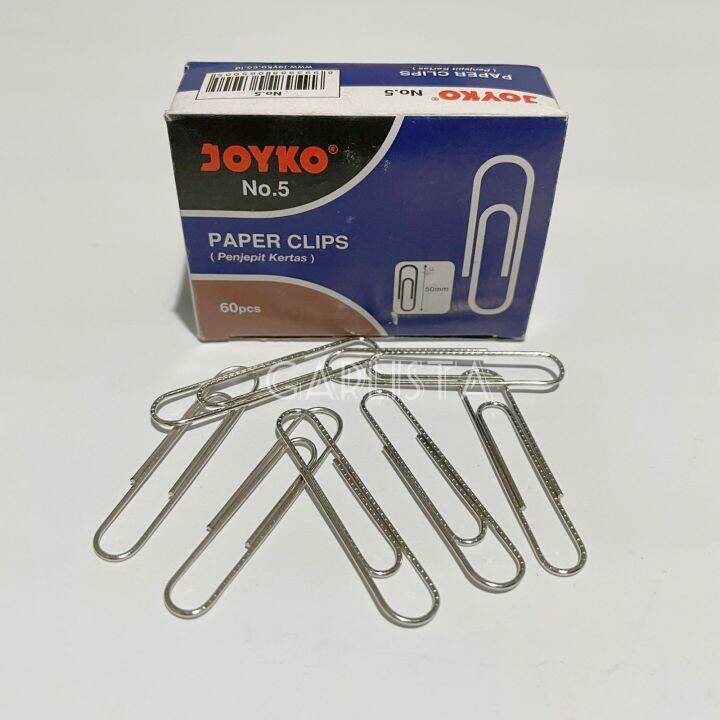 Paper Clip Joyko No 5 (50mm) / Penjepit Kertas Joyko No 5 (50mm ...