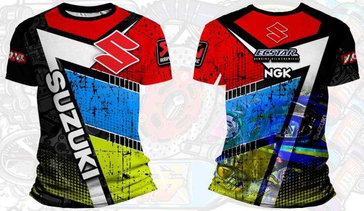 Suzuki Motorcycle Full Sublimation T-Shirt | Lazada PH