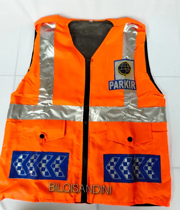 rompi parkir/rompi lapangan/rompi parkir parasut | Lazada Indonesia