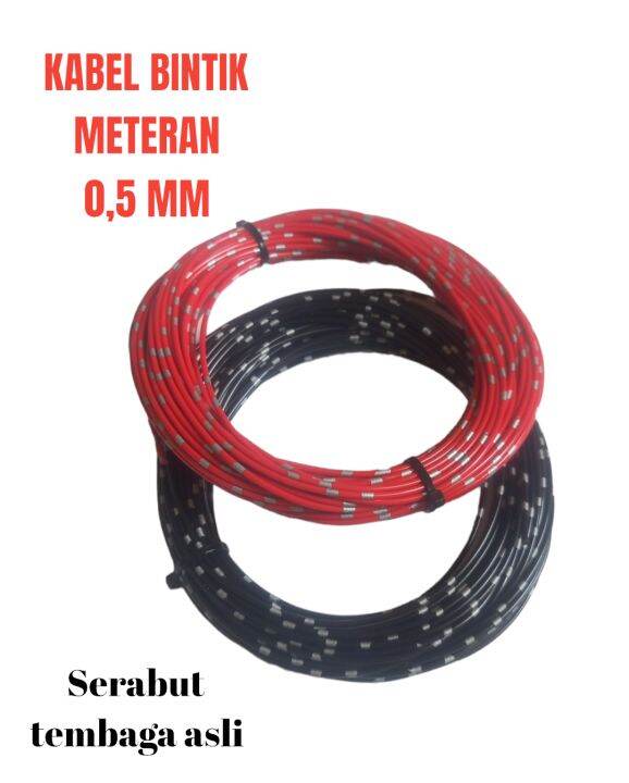 Kabel Bintik Meteran 0.5mm Kabel Body Motor Mobil Kabel Serabut Tembaga Asli | Lazada Indonesia