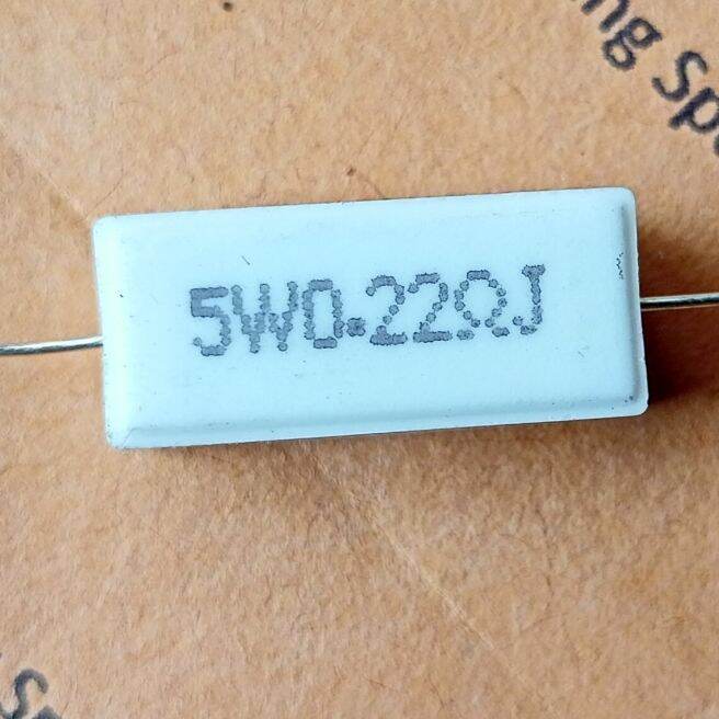 (10 BUAH) RESISTOR KAPUR 5 WATT 0.22 OHM RESISTOR 5W 0.22 OHM RESISTOR 5WATT 0.22 OHM | Lazada ...