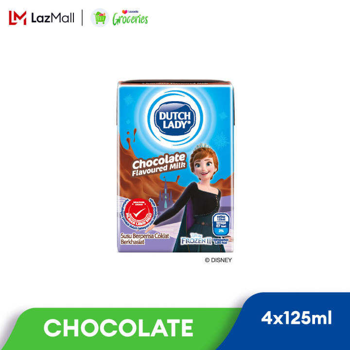 DUTCH LADY MILKY FROZEN CHOCOLATE (125MLX4 )*Random Design | Lazada