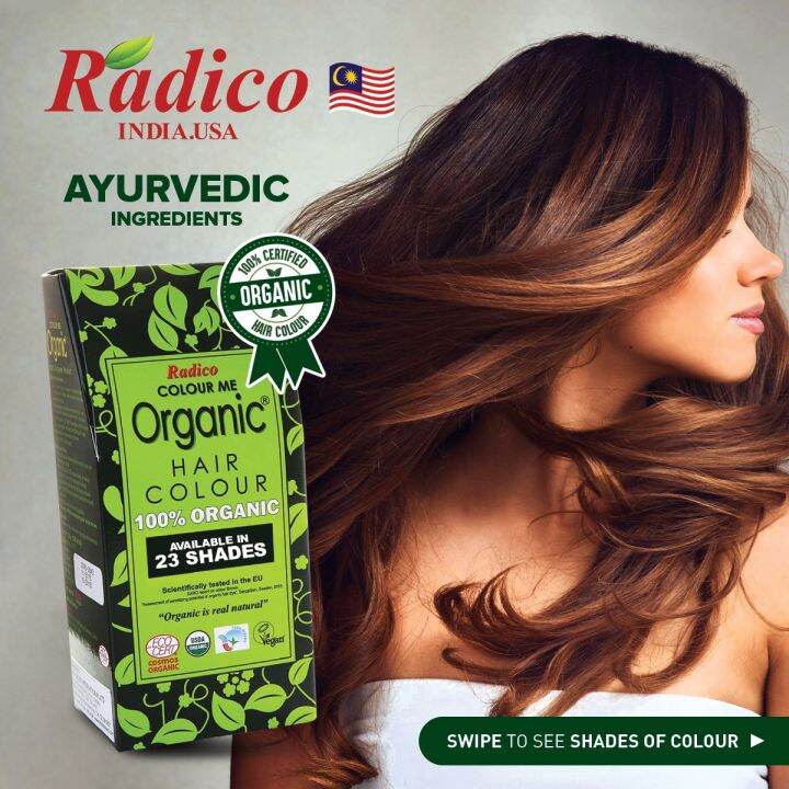 Radico 100 Certified Organic Hair Colour Lazada
