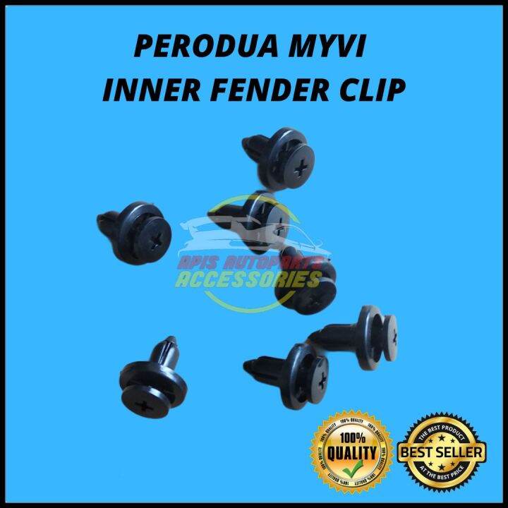 PERODUA MYVI INNER FENDER CLIP(1 pcs - RM 1) | Lazada