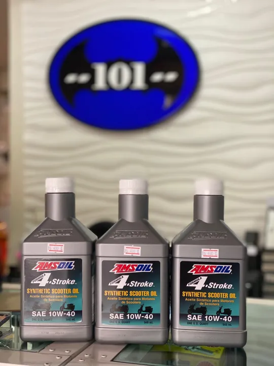 น้ำมันเครื่องสกู๊ตเตอร์ Amsoil scooter | Lazada.co.th