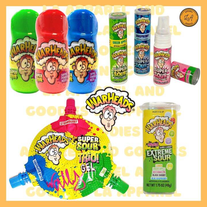 Warheads Gel,Spray,Powder,Hard Candy | Lazada PH