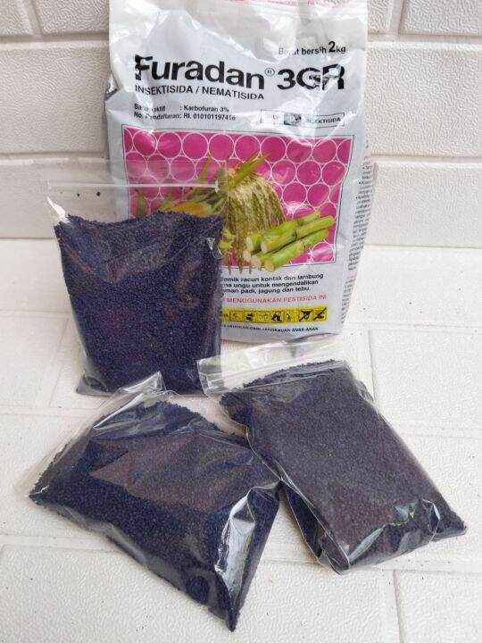 Pupuk Insektisida Furadan 3GR ASLI 100% kemasan repack 100 gram. Pupuk ...