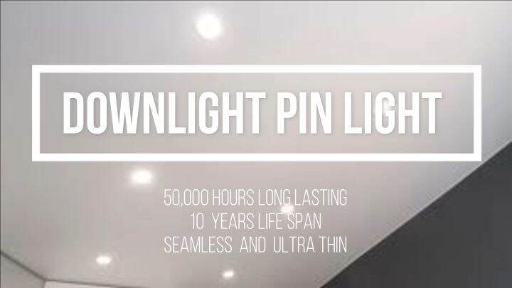 LED Recessed Downlight Ceiling Pin Panel Light Round , Square Warm ...