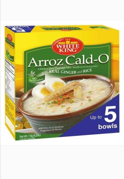 WHITE KING ARROZ CALD-O CHICKEN RICE PORRIDGE MIX(113 grams) | Lazada PH