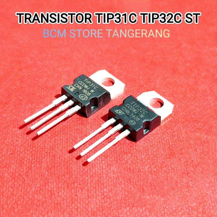 1 Set Transistor Tip31c Tip31 C Tip32c Tip32 C St Super Lazada Indonesia