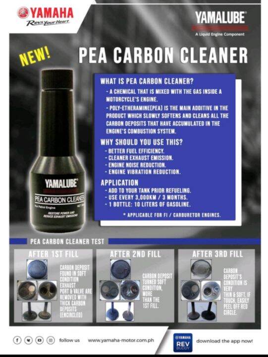 Yamaha Pea Carbon Cleaner 30ml | Lazada PH