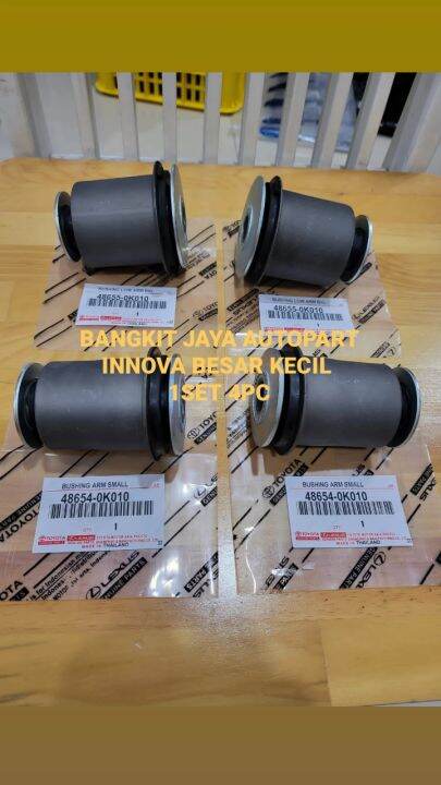 BUSHING LOW ARM BESAR KECIL 1SET 4PC INNOVA HILUX BOS ARM SET INNOVA ...