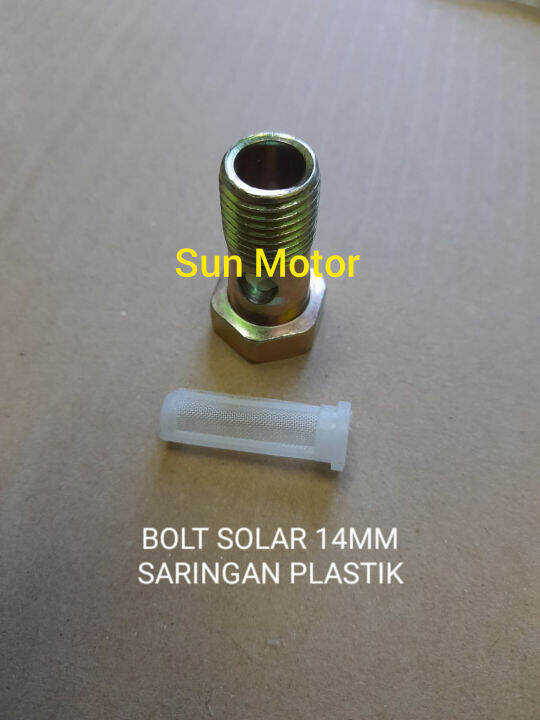 Baut solar 14mm M14 kunci 17 saringan plastik | Lazada Indonesia