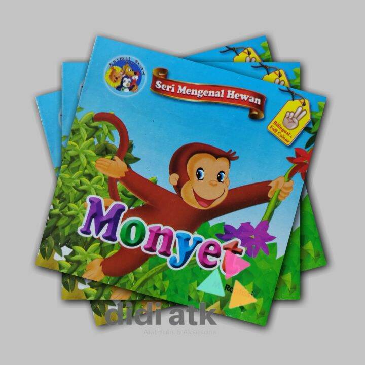 Buku Anak-Anak Seri Mengenal Hewan Monyet | Lazada Indonesia