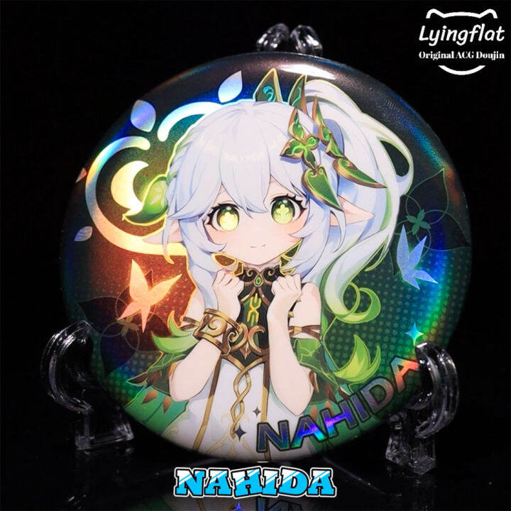 Original Doujin Brooch Genshin Impact Pin Badge ACG Anime Game Double ...
