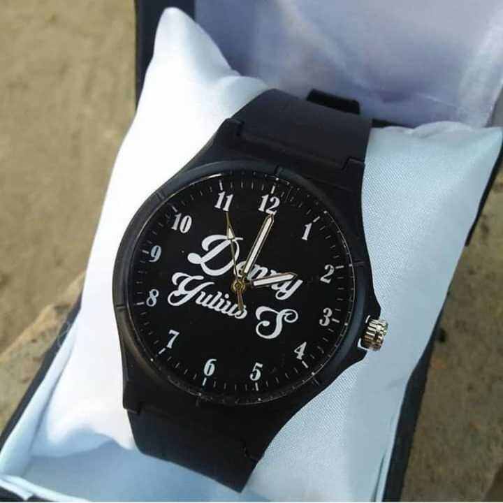Jam Tangan Custom Request Nama | Lazada Indonesia
