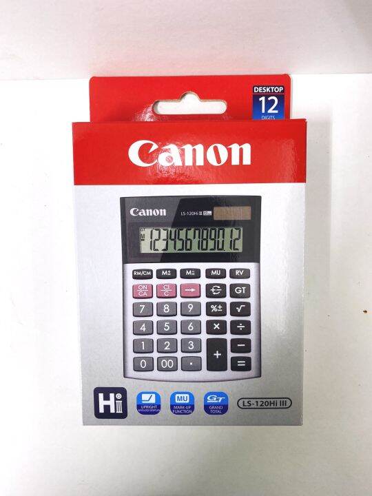 Canon 12 Digits calculator LS-120Hi III | Lazada