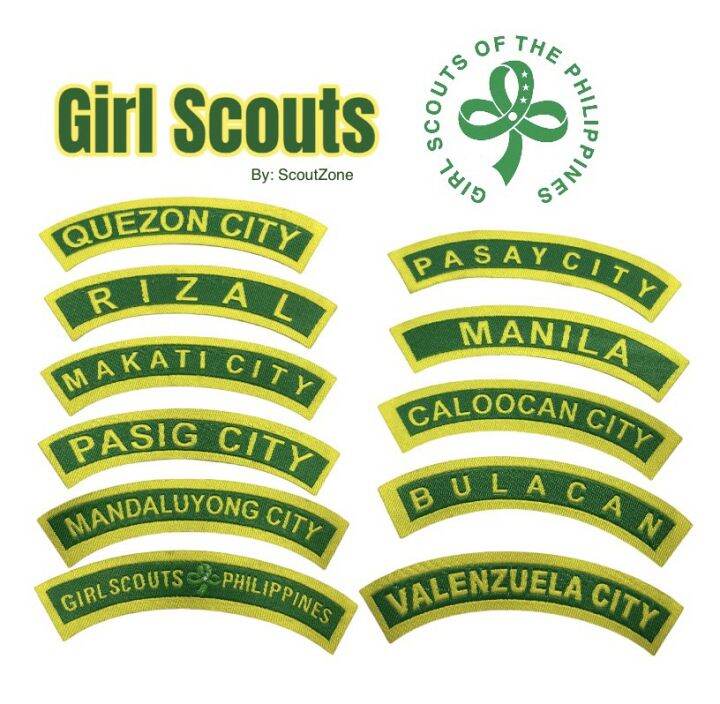 GSP & Council Patch Girl Scout | Lazada PH
