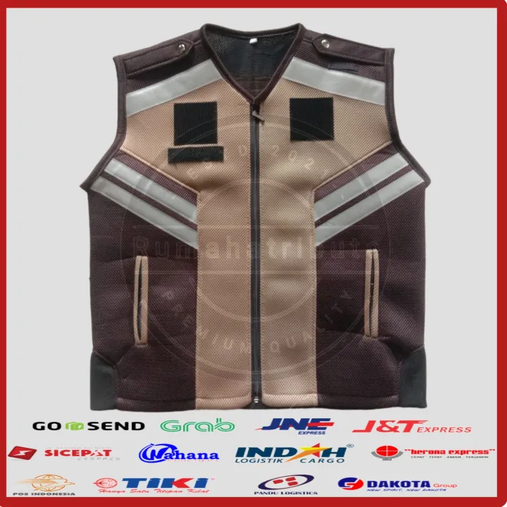 Rompi Pramuka | Rompi coklat hitam bahan tebal | Lazada Indonesia