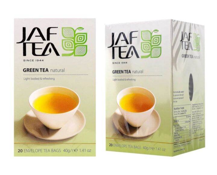 JAF Tea Green Tea Natural 20 pcs x 2g | Lazada PH
