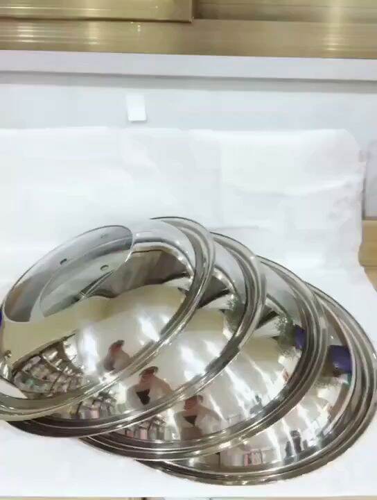 Pot Cover Explosion-proof Glass Visible Cover Stainless Steel Cover ...