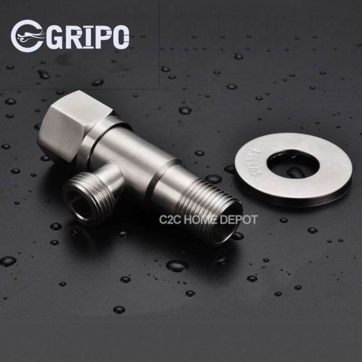 GRIPO sus304 stainless one way angle valve | Lazada PH