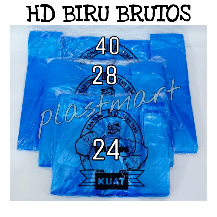 Kantong plastik HD BIRU BRUTOS | Lazada Indonesia