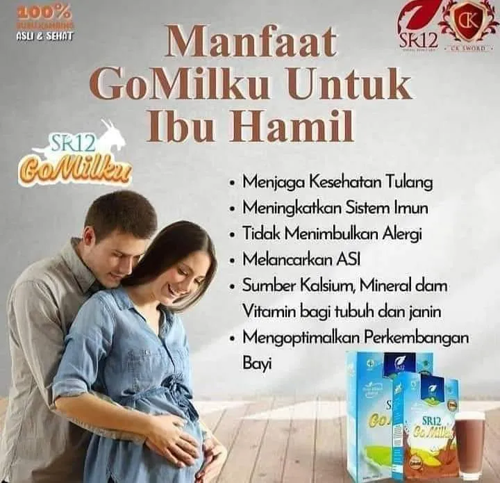 SR12 GOMILKU susu etawa untuk bumil meningkatkan kesehatan dan ...