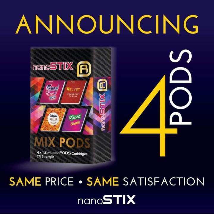 Nanostix Pod Flavors [4Pods/pack] | Lazada PH