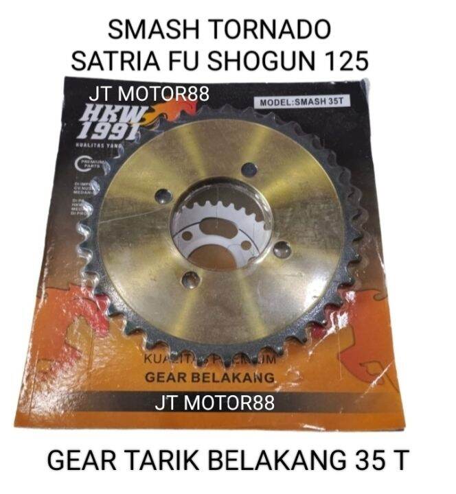 GEAR GIR GIGI TARIK BELAKANG SMASH SHOGUN 125 TORNADO SATRIA FU 35T 35 T | Lazada Indonesia