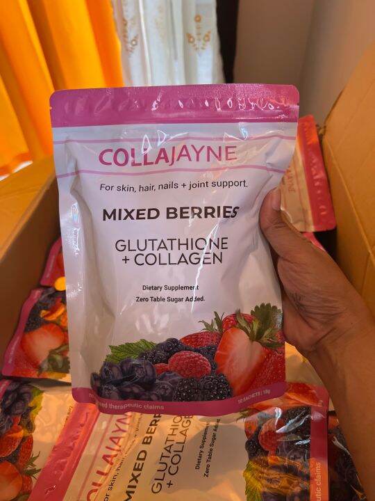 Glutathione + collagen by Collajayne 10sachets | Lazada PH