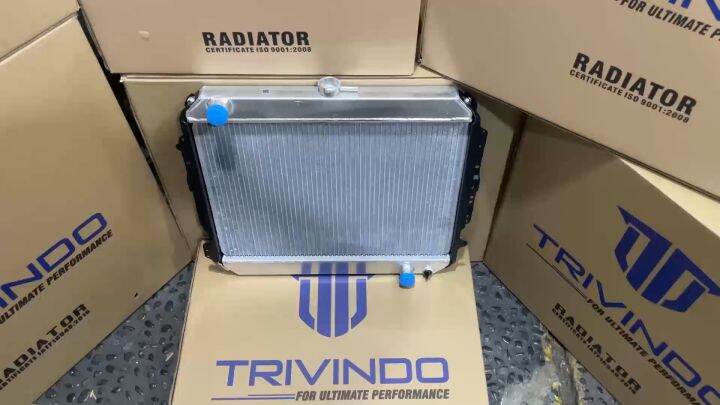 RADIATOR ASSY ISUZU PANTHER KAPSUL MT MANUAL TRANSMISI FULL ALUMINIUM ...