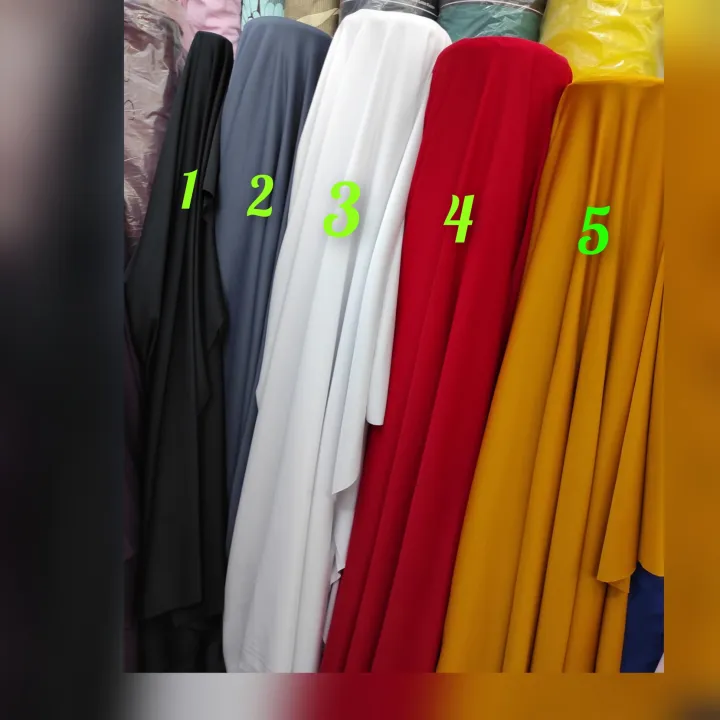 kain bahan scuba premium tebal gramasi 280g lebar 1.65cm harga per 1m ...