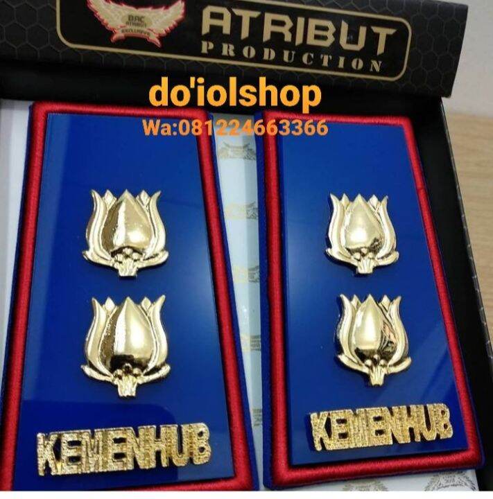 PANGKAT KEMENHUB GOLONGAN 4A/atribut kemenhub 4a list merah | Lazada ...