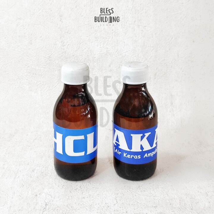 Cairan Hydrochloric Acid ( HCL ) Asam Hidrogen Klorida 32% | Lazada ...