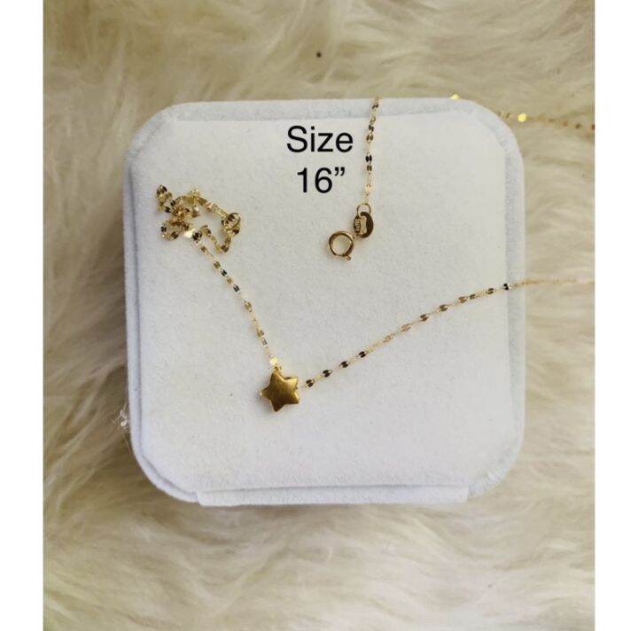 18k dancing chain with pendant/ pawnable to all pawnshop | Lazada PH
