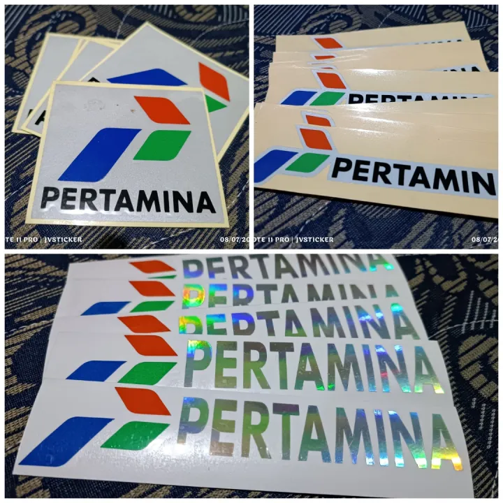 sticker pertamina cutting sticker motor | Lazada Indonesia