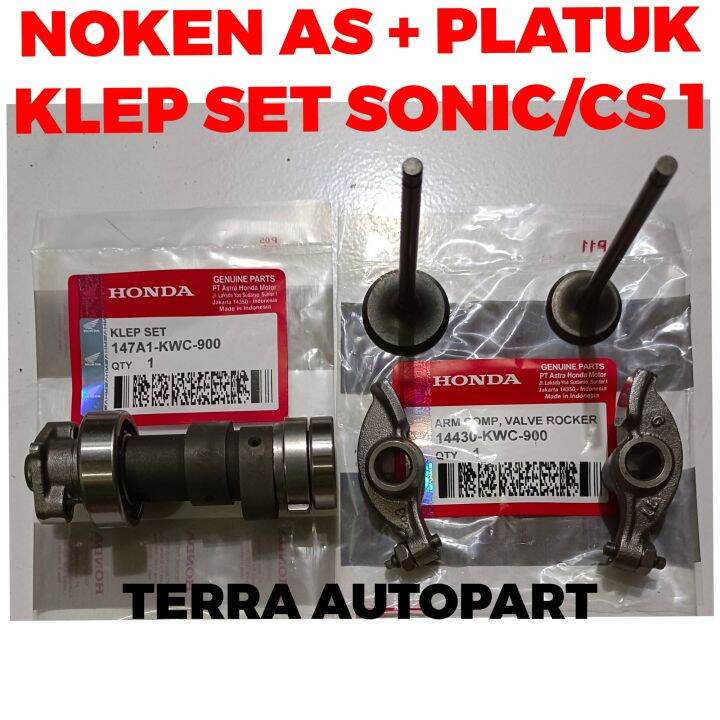 NOKEN AS + PLATUK + KLEP SET CS1 CS 1 SONIC 150 OLD | Lazada Indonesia