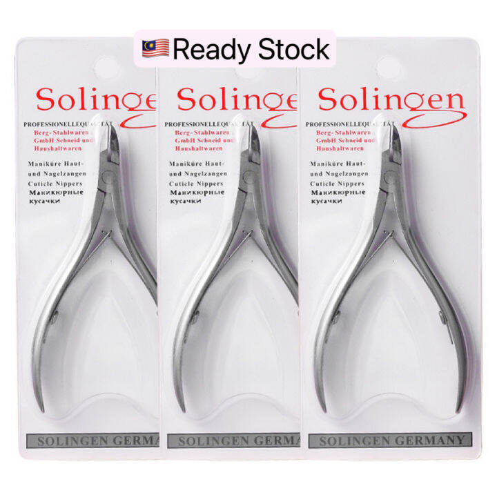 Solingen Stainless Steel Cuticle Nipper Cutter Pemotong Kuku kutikula ...