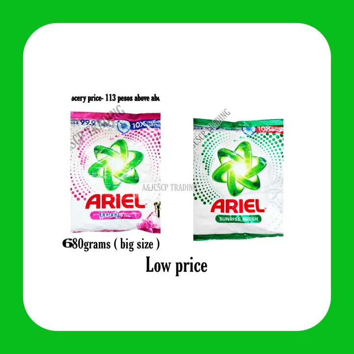 1 Bag ArieL Powder 680g Big Size (1 Pack Pumili kalang kung ano at ilan ...