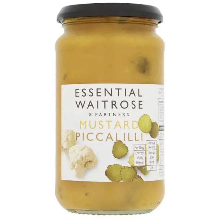 Essential Waitrose Mustard Piccalilli มัสตาร์ด ผสม ผักดอง ขนาด 460g ...