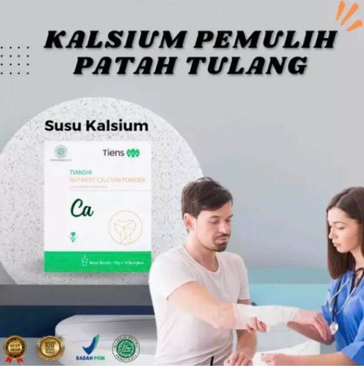 Calcium Nutrient Powder isi 10 sachet Original Peninggi Badan | Lazada ...