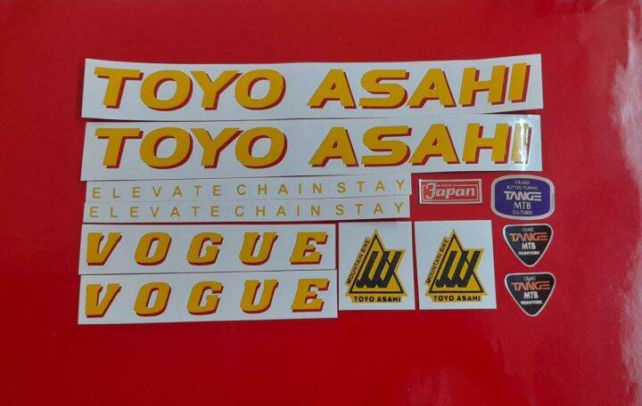 stiker sepeda Toyo asahi vogue | Lazada Indonesia