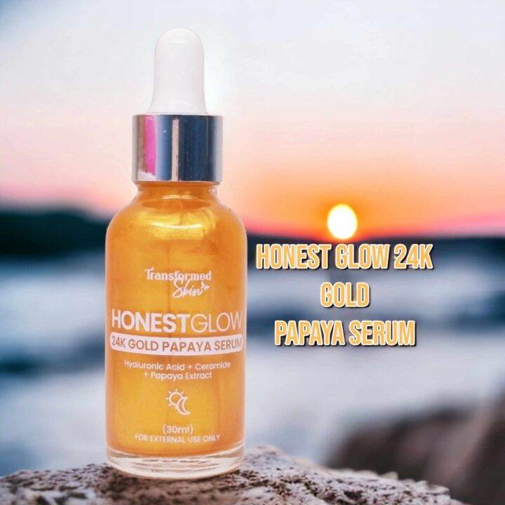Honest Glow 24k Gold Papaya Serum | Lazada PH