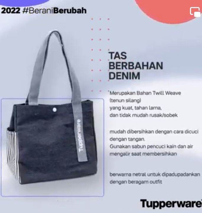 Tupperware beg bekal size 25x25x16cm(1 pcs) | Lazada