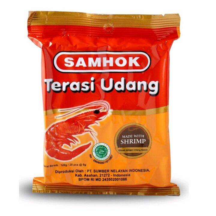TERASI UDANG BRAND SAMHOK 1 PAK ISI 20 PCS | Lazada Indonesia
