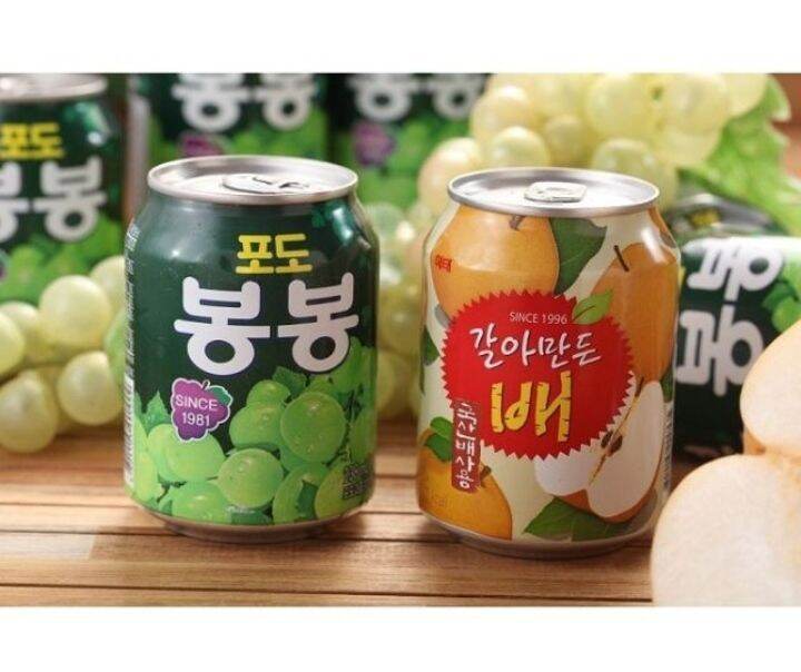Haitai Bonbon Juice Bon Bon Grape 238ml 海太桃果粒果汁 海太葡萄 | Lazada